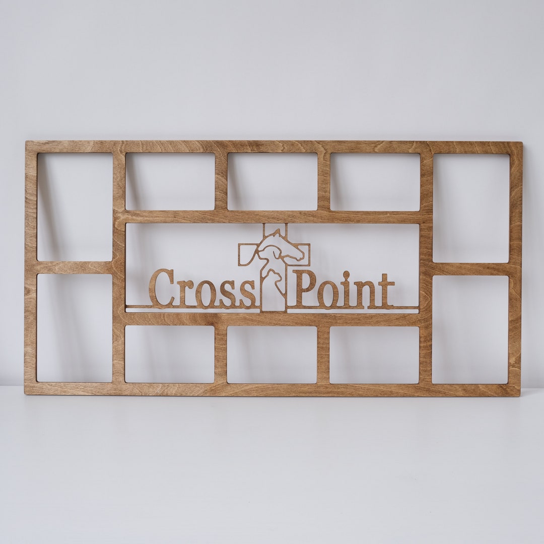 Custom LOGO Photo Collage Frame, Wooden, Personalized Collage, Multi ...