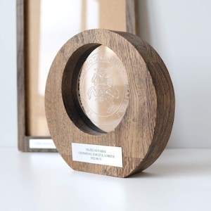 Engraved Award - Custom Engraved Wooden Trophy - Unique Handcrafted ...