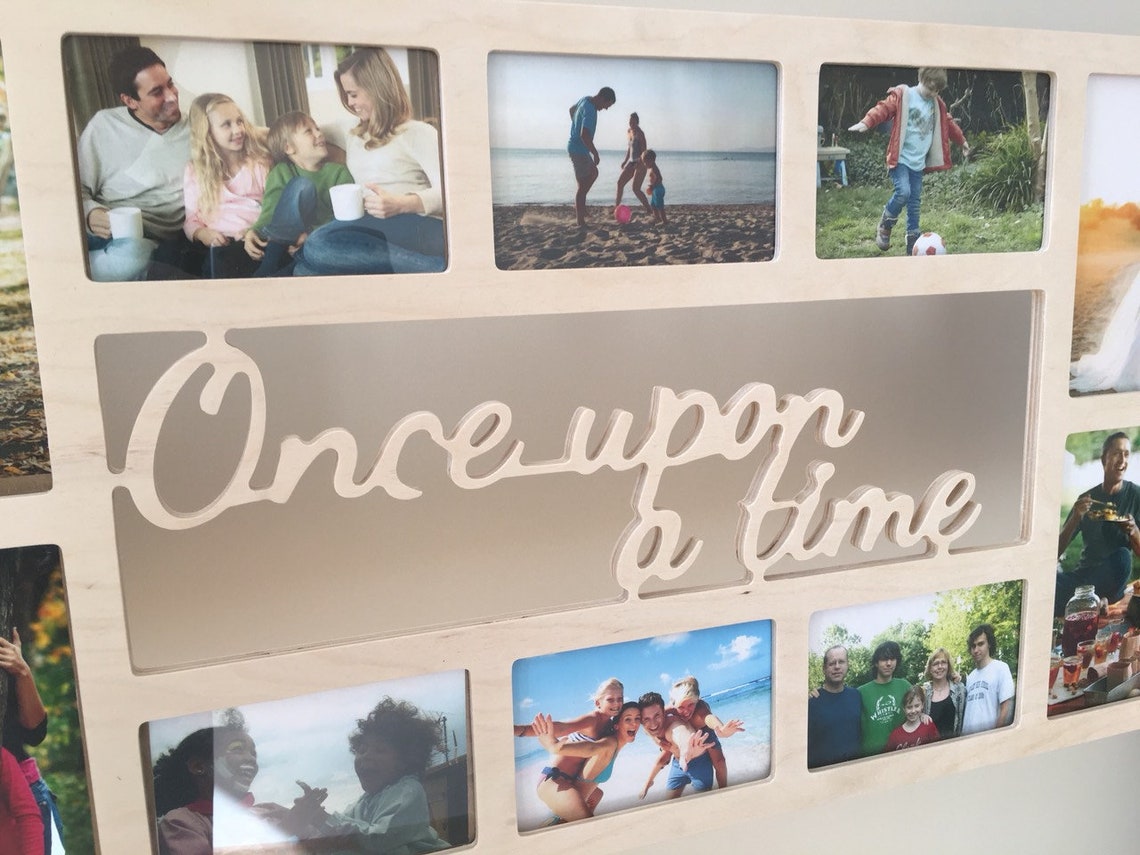Custom Text Picture Frame Picture Frame Collage Collage - Etsy