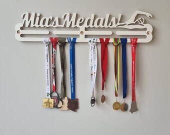Custom Swim Medal Display - Etsy