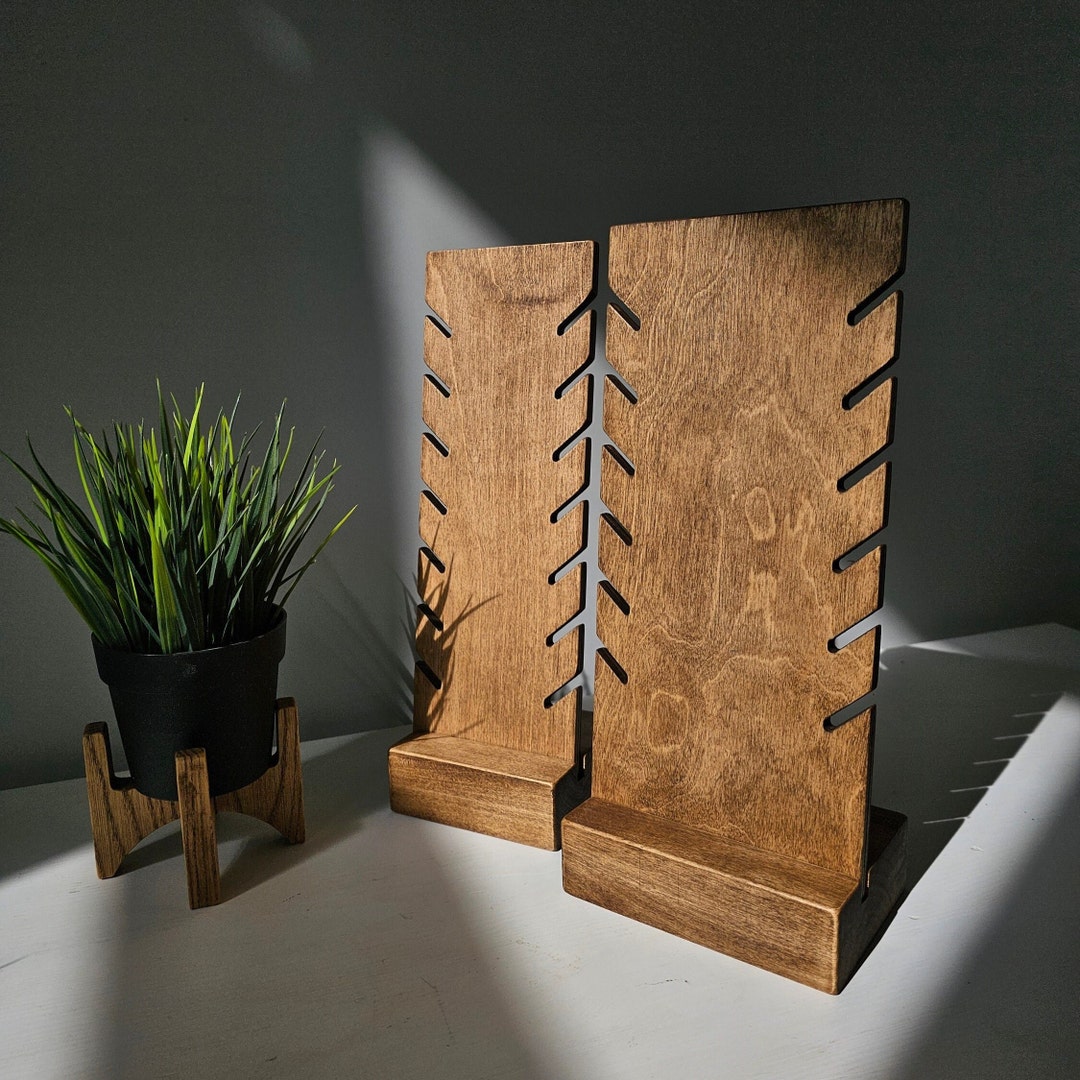 Wooden Jewelry Display Stand - Jewelry Organizer, Jewelry Bracelet ...