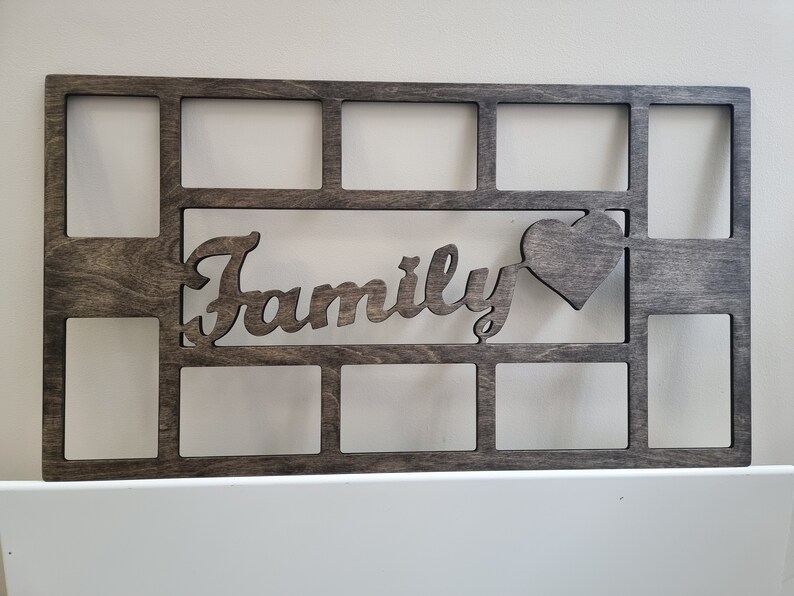 Custom Text Photo Collage Frame Personalized Photo Frame - Etsy