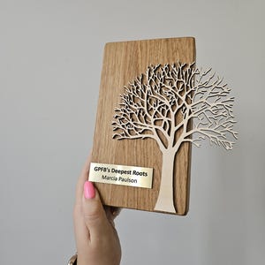 Wooden Three Form Award, Bespoke Award, Personalized Engraved Award ...