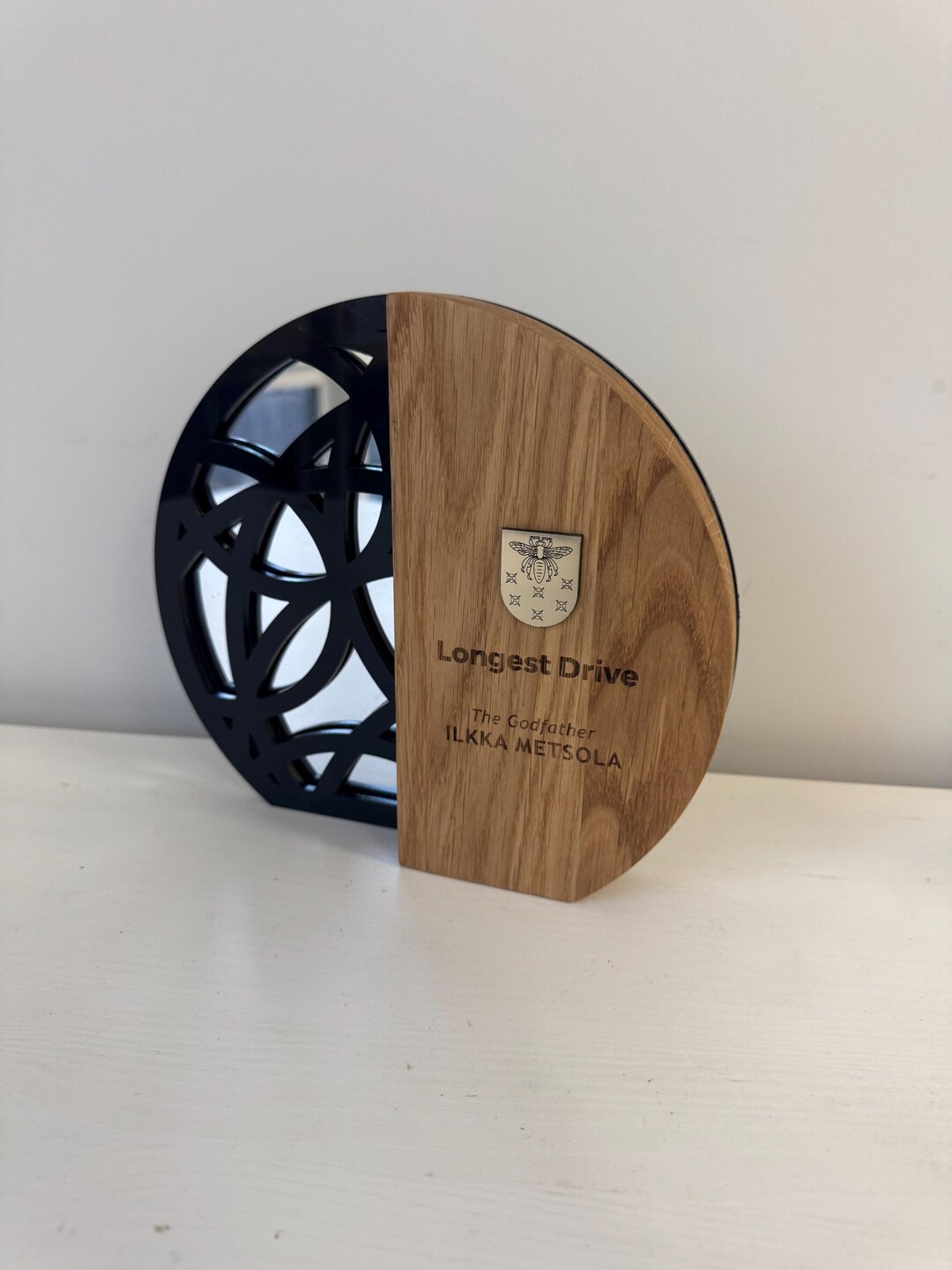 Engraved Custom Wooden Trophy, Golden Shoe Award, Unique Handcrafted ...
