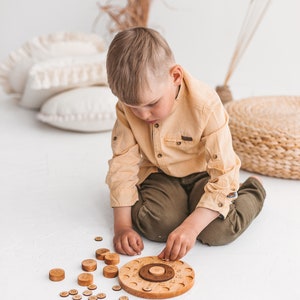 Math Ring for Numbers and Counting - Wooden Circle by Montessori Math ...