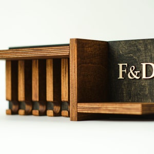 Modern Wooden Key Rack Organizer, Key Holder for Wall, Key Rack Wall ...