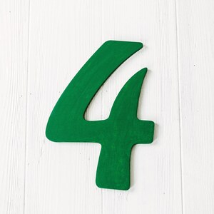 Wooden Number Signs for Kids, Birthday Decorations - Perfect as Eye ...