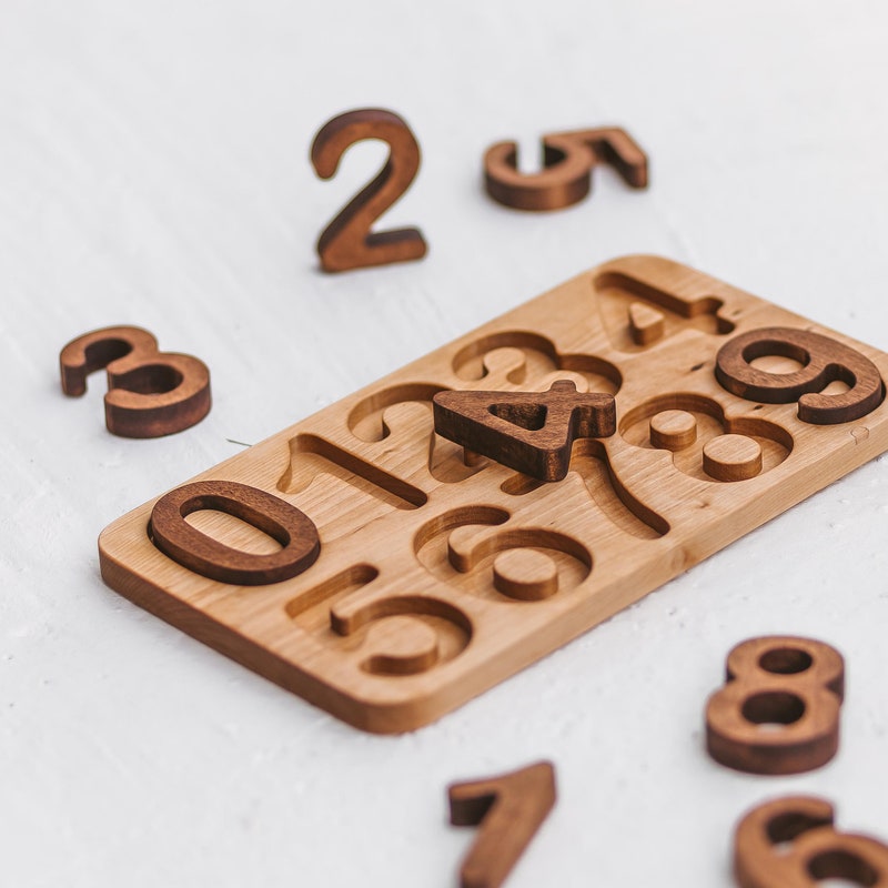 Wooden Numbers - Etsy