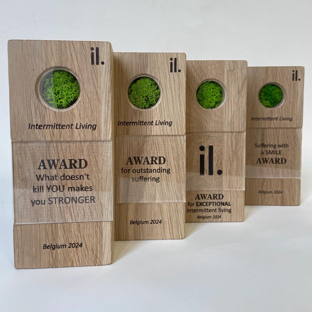 Custom Wooden Award - Personalized Award With Engraving, Award for Hard ...