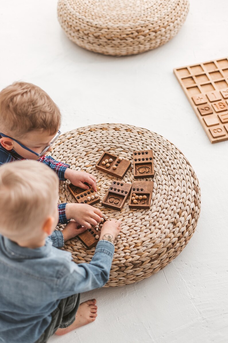 10 Wooden Counting Trays Kids Gift or Math Teachers Gift - Etsy