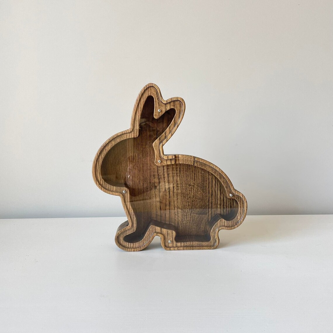 Easter Bunny Piggy Bank - Handmade Easter Gift for Kids, Easter Basket ...