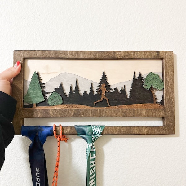 Running Medal Display - Etsy