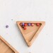 Triangle Sensory Tray Montessori Counting Color Sorting and - Etsy