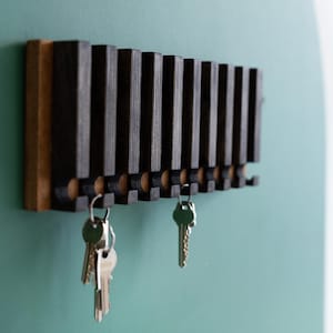 Keys Hanger, Entryway Organizer Wall - Coat Rack Wall Mount, Wood Key ...