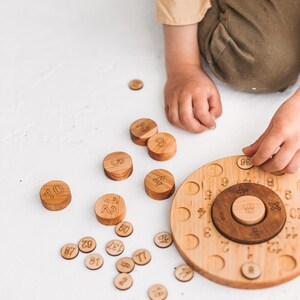 Math Ring for Numbers and Counting - Wooden Circle by Montessori Math ...