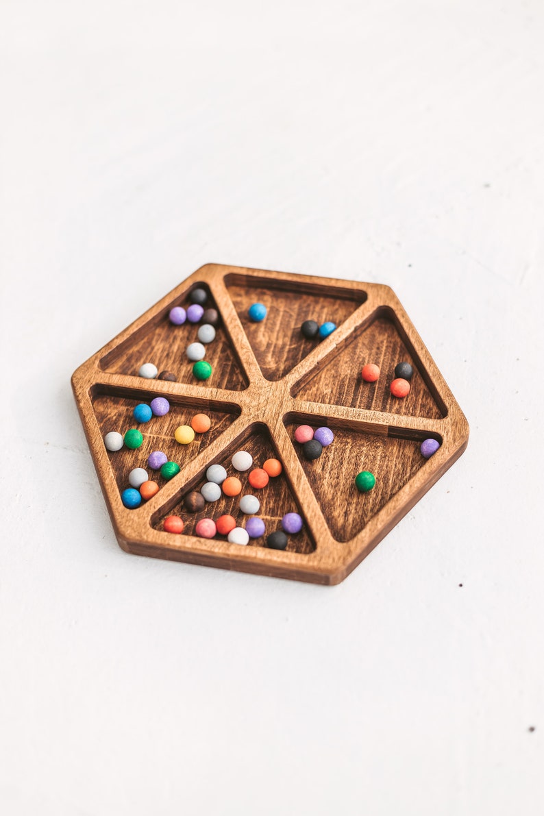 Wooden Sensory Trays Montessori Sensory Toy Counting and - Etsy