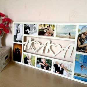 Custom Text Picture Frame - Picture Frame Collage - Collage Picture ...