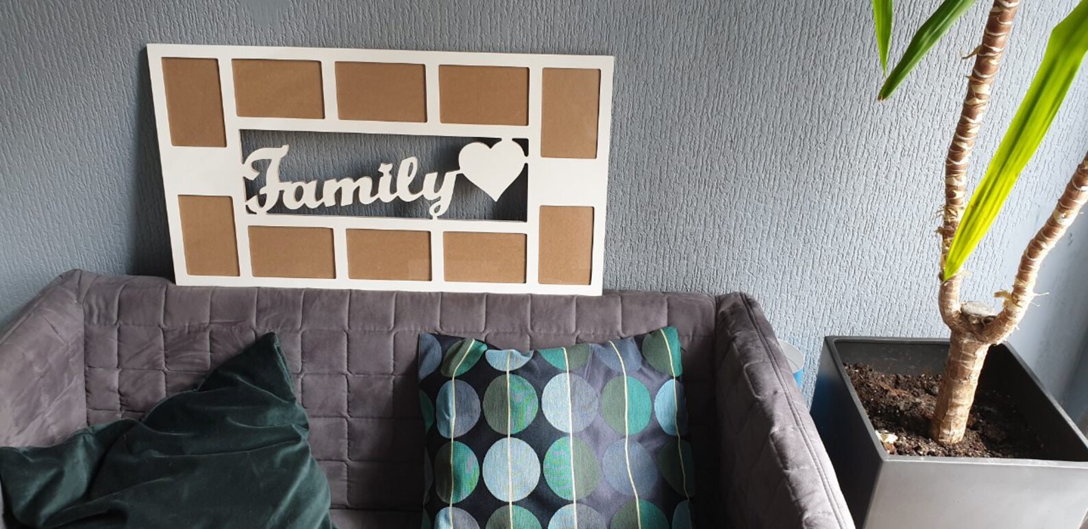 Custom Text Photo Collage Frame Personalized Photo Frame - Etsy