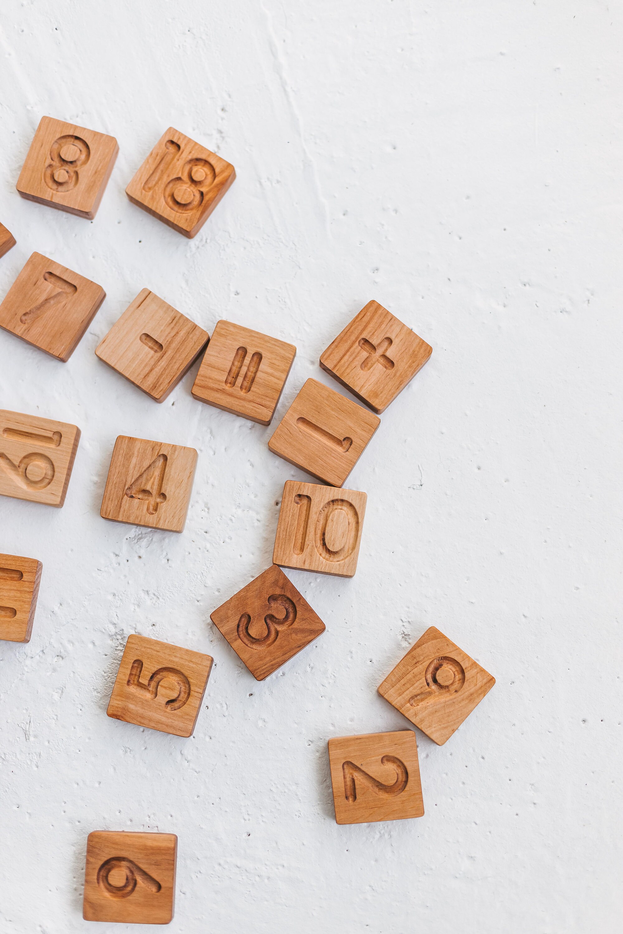 Wooden Math and Counting Tray for Homeschool and Kindergarten | Etsy