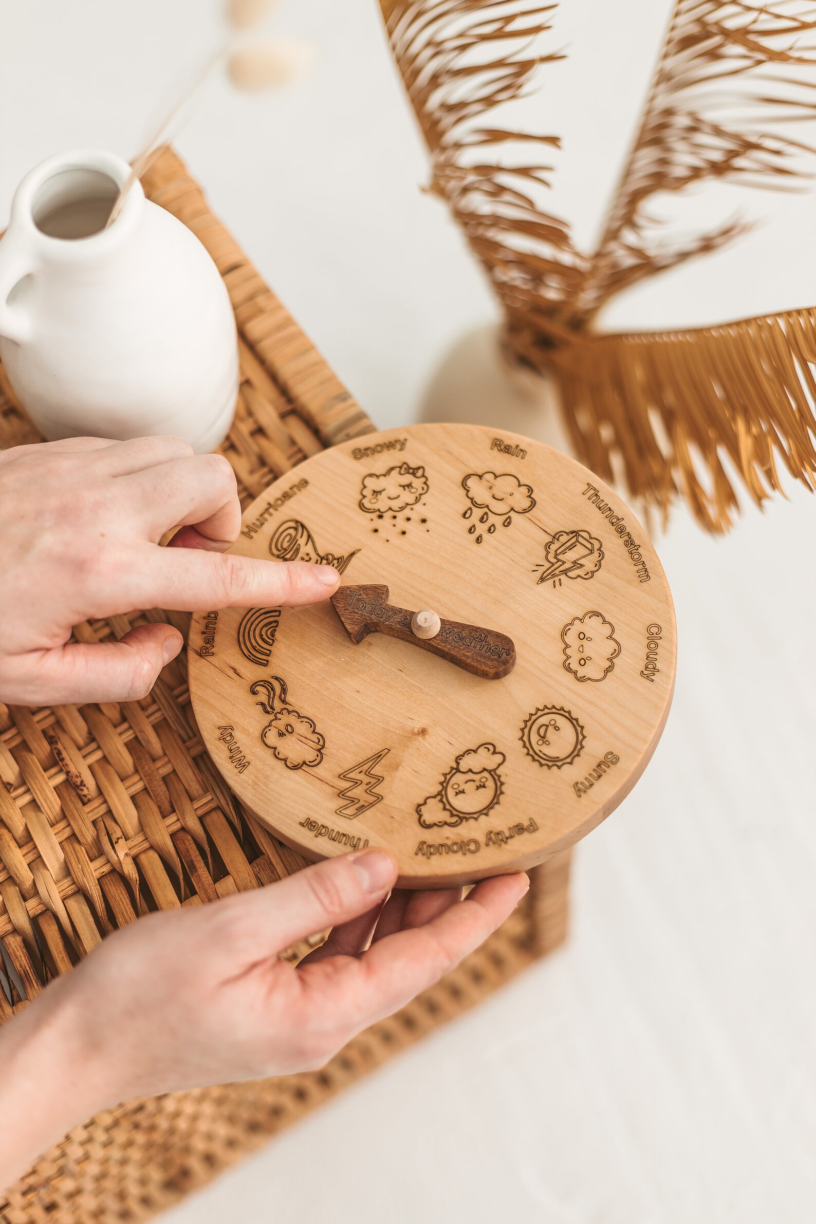Weather Wheel Toy - Preschool Teaching - Weather Station for Kids ...