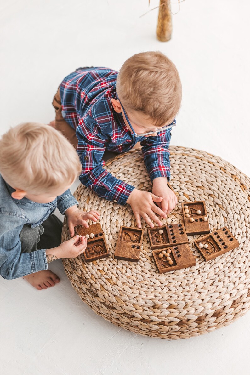 10 Wooden Counting Trays Kids Gift or Math Teachers Gift - Etsy