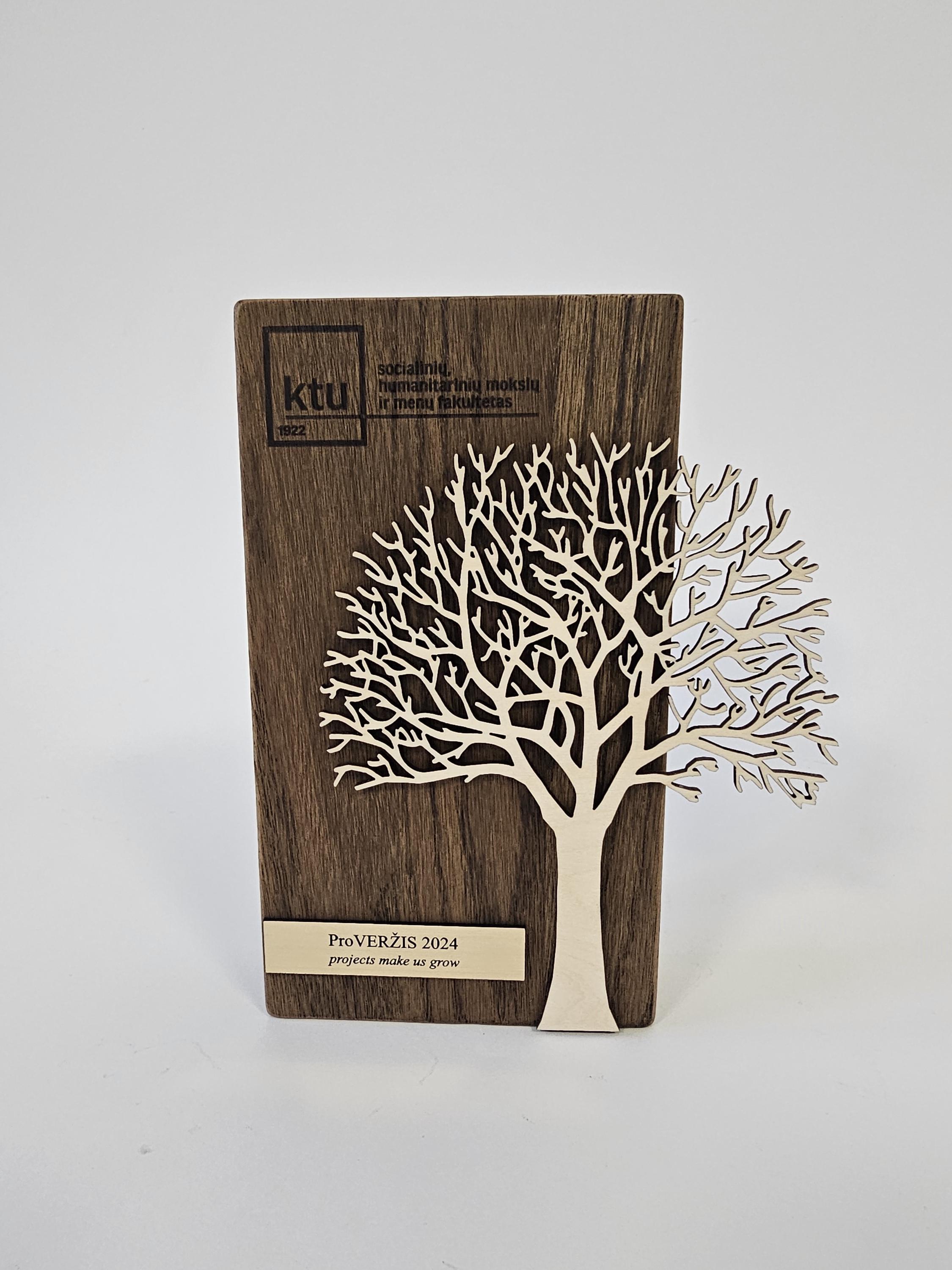Wooden Three Form Award, Bespoke Award, Personalized Engraved Award ...