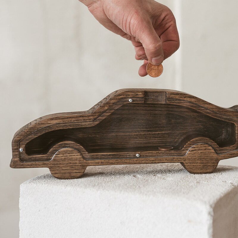 Car Piggy Bank - Etsy