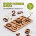 Wooden Numbers Puzzle, Montessori Counting for Toddlers and Preschool ...