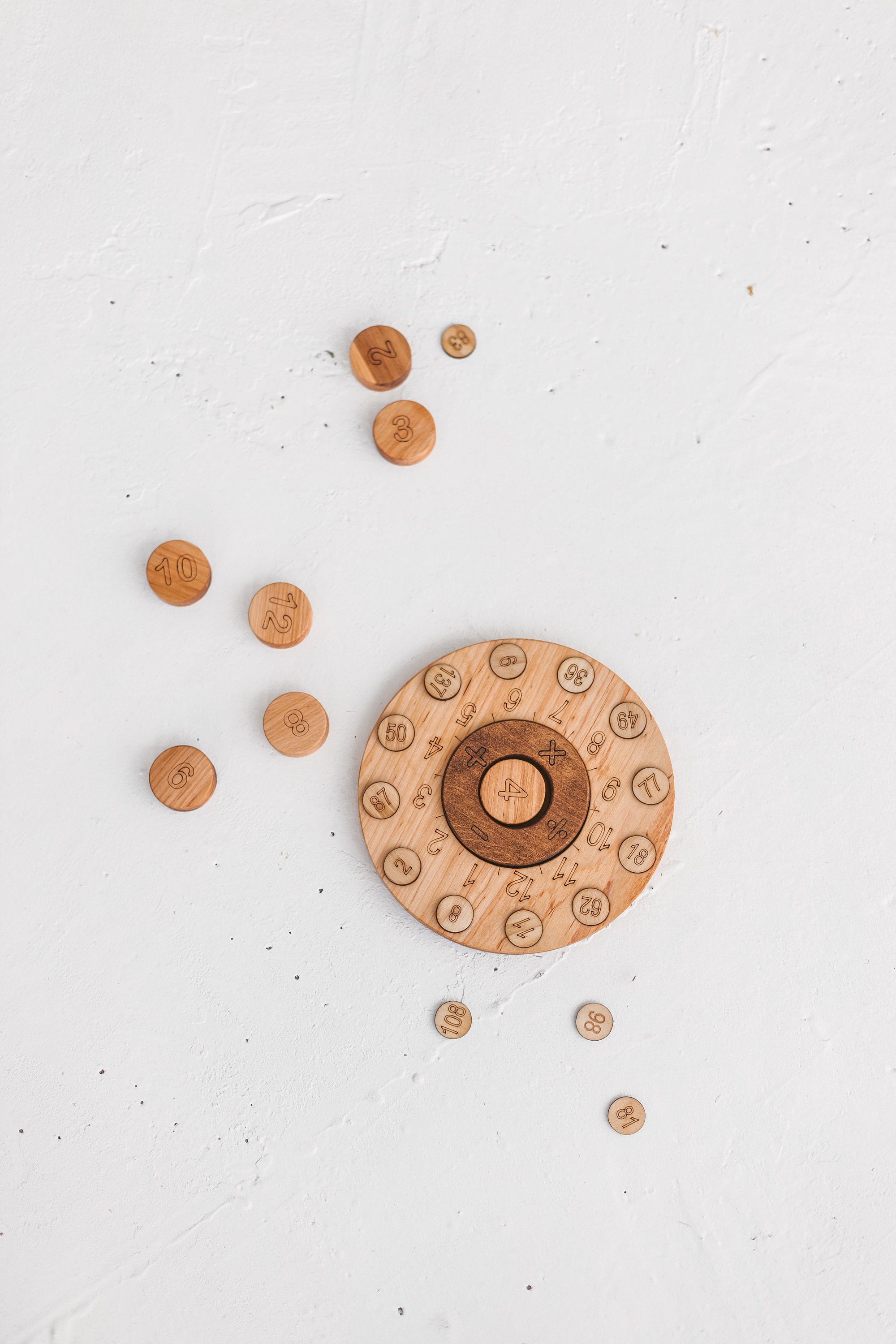 Mathe Ring für Zahlen und Zählen Holzkreis von Montessori - Etsy.de
