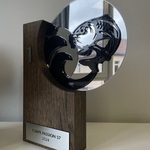 Personalized Wooden Fishing Award, Handcrafted Fishing Awards, Wooden ...