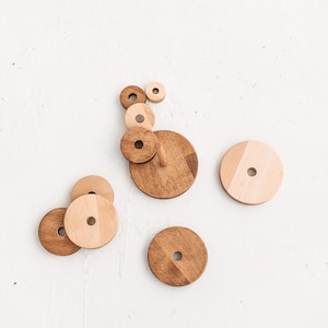 Montessori Ring Stacker - Wooden Stacking Toy for Baby, Toddler ...