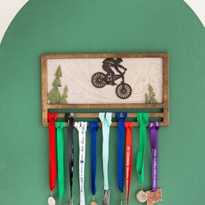 Cycling Medal Holder Medal Display for Cyclist Custom Medal Hanger Gift ...