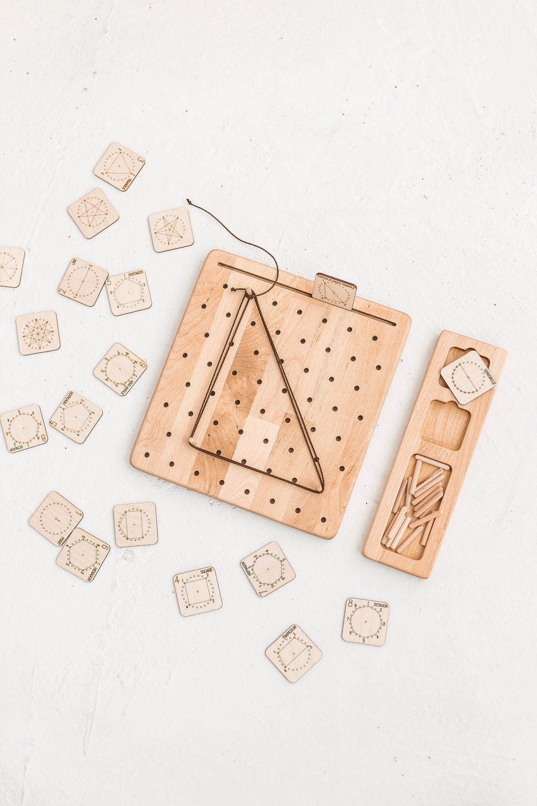 Creative Schemes for Geoboard From Plywood - Addition to Peg Board for ...