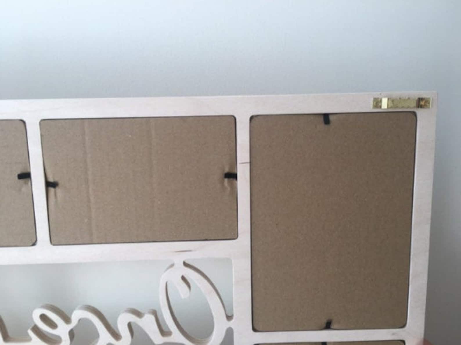 Custom Text Photo Collage Frame Personalized Photo Frame - Etsy