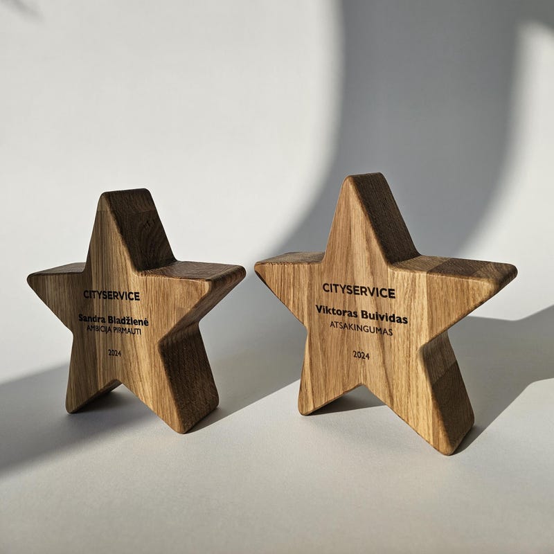 Wood Trophy - Etsy