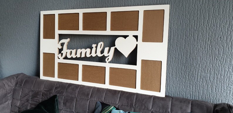 Custom Text Photo Collage Frame Personalized Photo Frame - Etsy