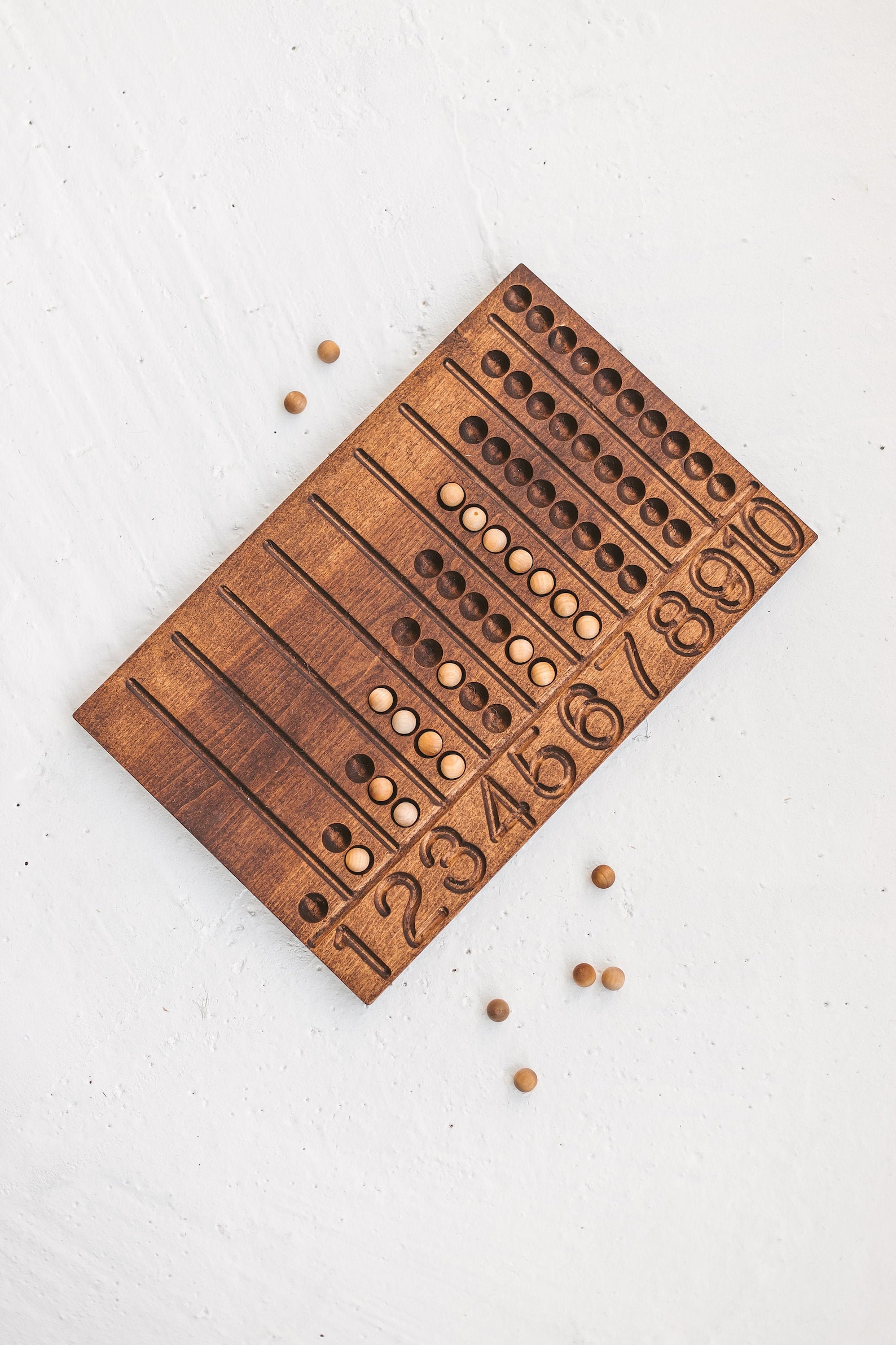 Montessori Math Manipulative Wooden Numbers and Counting - Etsy