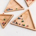 Triangle Sensory Tray Montessori Counting Color Sorting and - Etsy