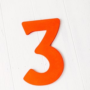 Wooden Number Signs for Kids, Birthday Decorations - Perfect as Eye ...