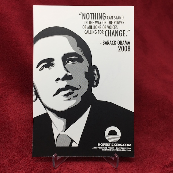 Shepard Fairey Obama Change