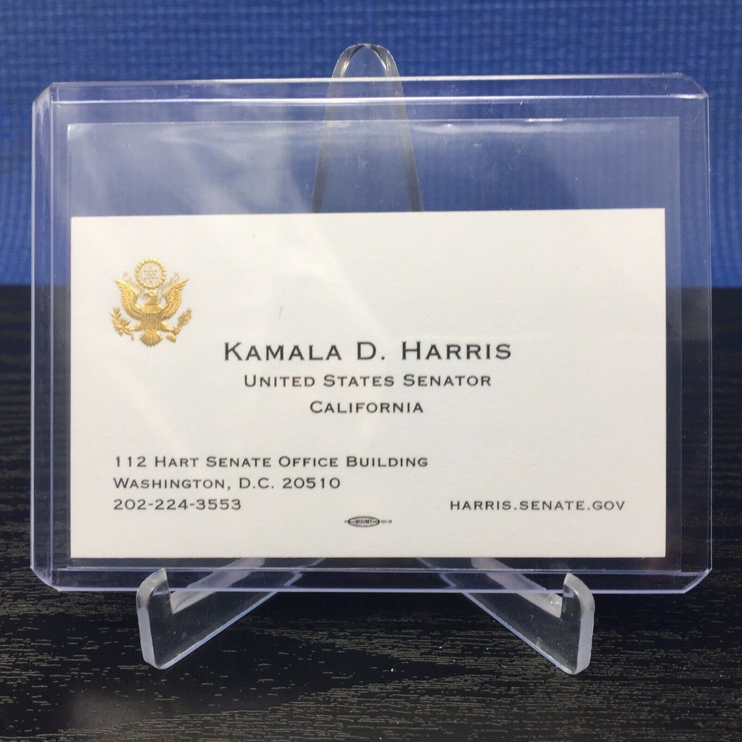 Kamala Harris Business Card Senate - Etsy
