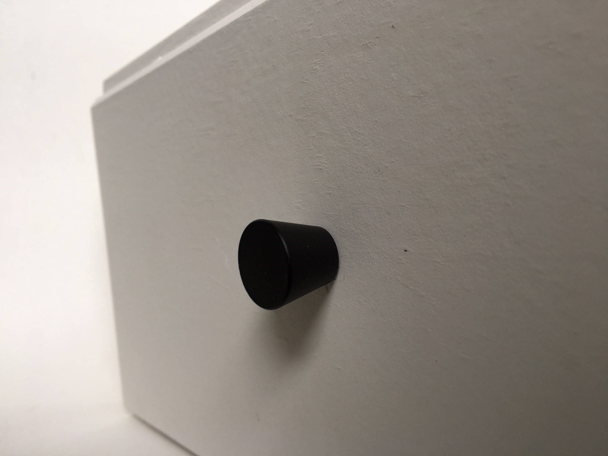 Petite Black Cone Small Black Cone Knob Black Cabinet Pull - Etsy