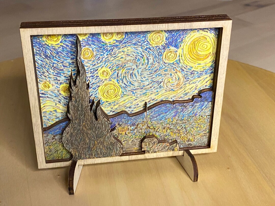 Starry Night Vincent Van Gogh - Etsy