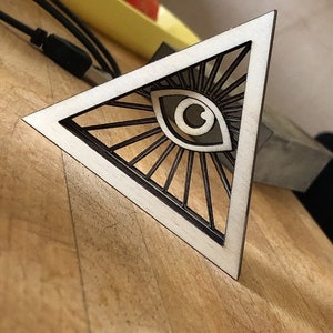 Eye in Triangle Eye of Providence - Etsy