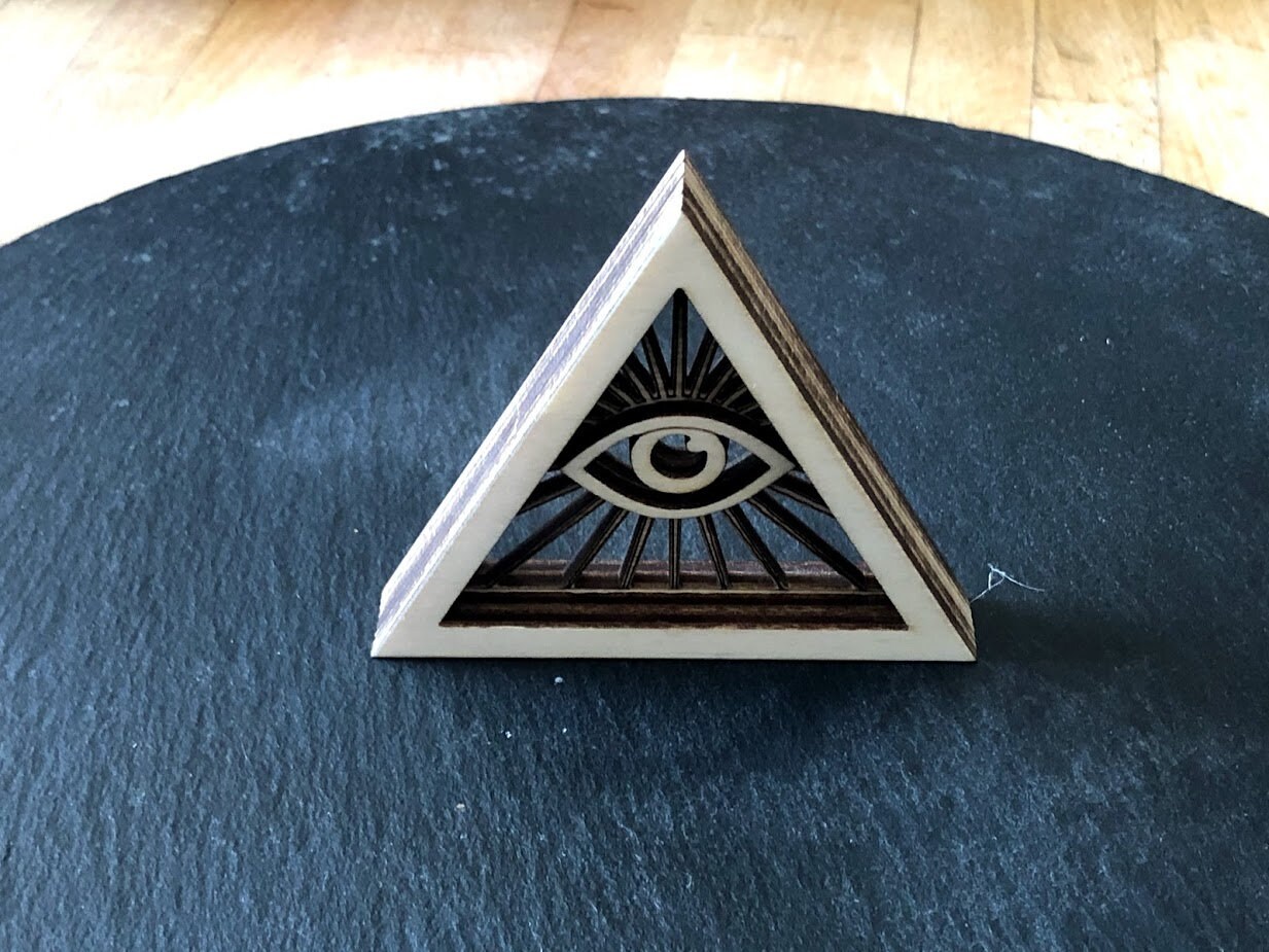 Eye in Triangle Eye of Providence - Etsy UK
