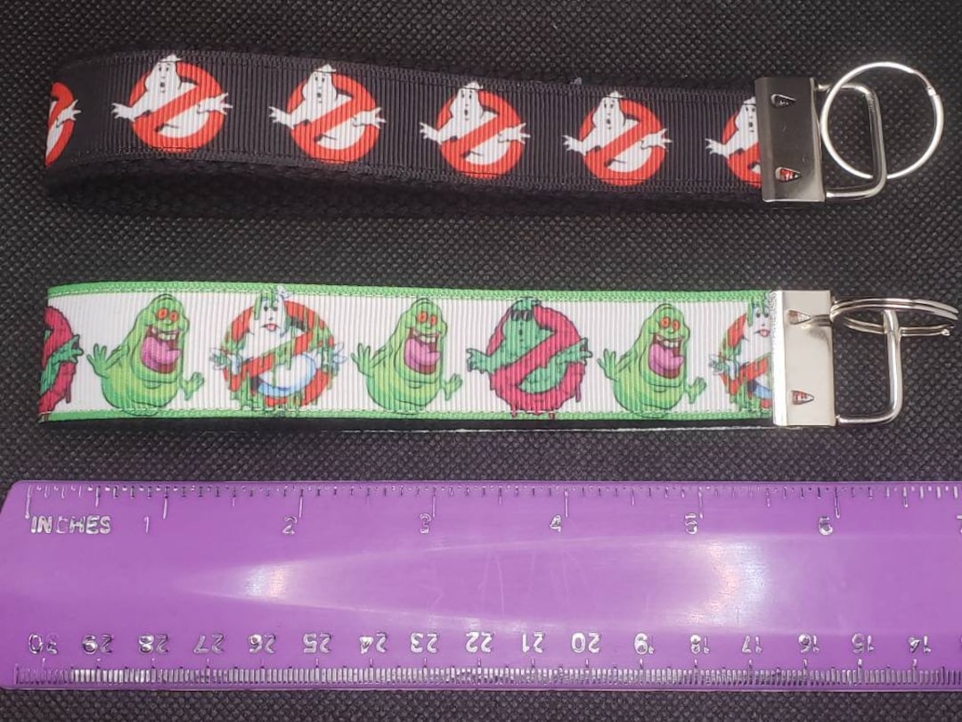 Handmade, Fandom, Ghostbusters, Slimer, Bill Murray, Key Fobs, Wristlet ...