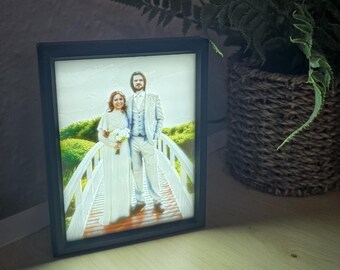 Personalised Lithophane Light Box - Etsy