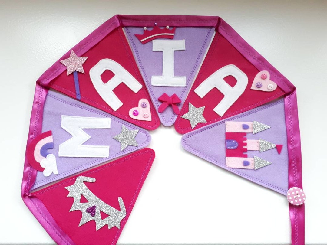 Princess Bunting Personalised Princess Party Fairytale Bunting - Etsy ...