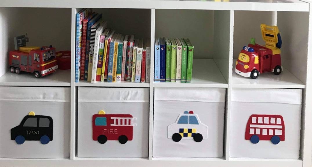 Car Transport Stickers Decoration for Ikea Kallax Cube Storage Boxes ...