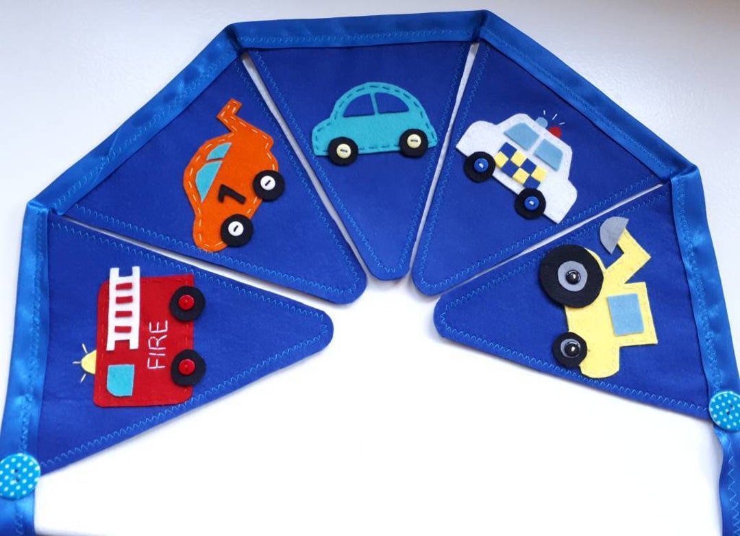 Transport Bedroom Decor Vehicle Bunting Car Bedroom Transport Theme ...